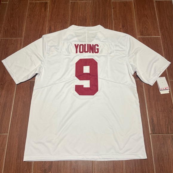 Shirts | Bryce Young Alabama Crimson Tide White Jerseys Size Xl 2xl ...